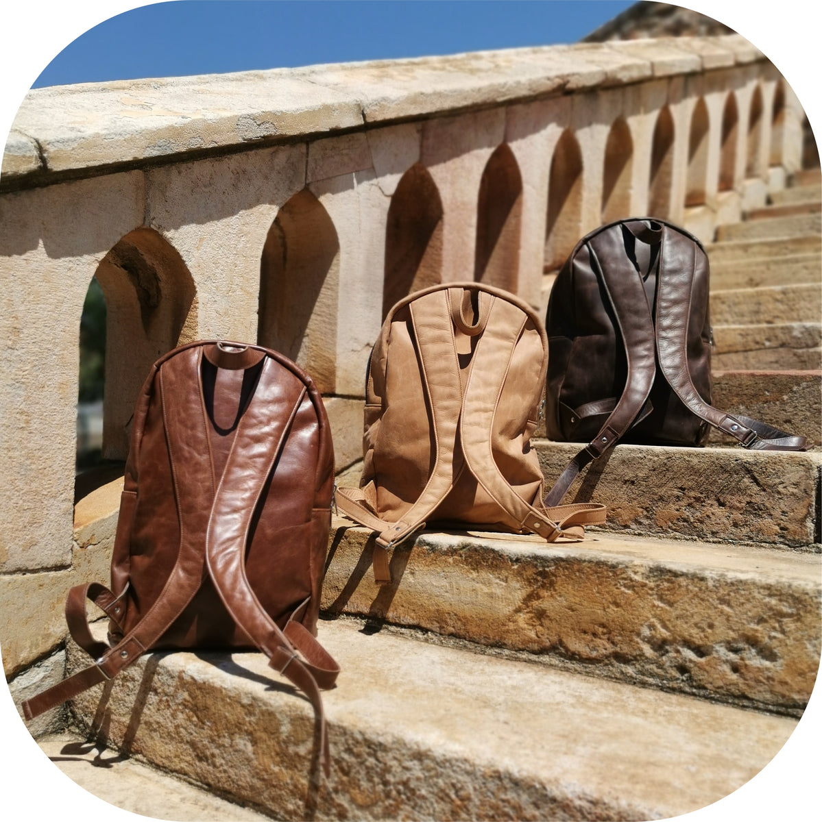 Leather Backpack Large – KNAP SAK (PTY)Ltd